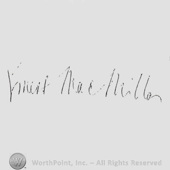 Mark with Signature: Ernest MacMillan. | #599347