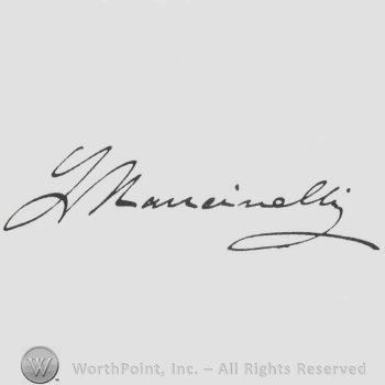 Mark with Signature: Luigi Mancinelli. | #599353