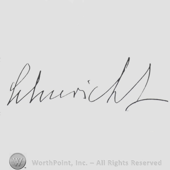 Mark with Signature: Carl Schuricht. | #599425