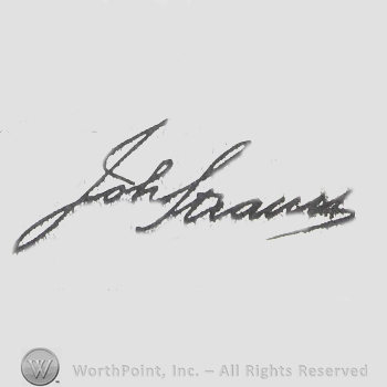 Mark with Signature: Johann III Strauss. | #599446