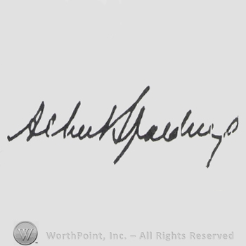 Mark with Signature: Albert Spalding. | #599447