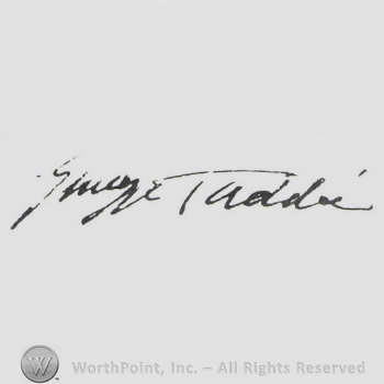 Mark with Signature: Giuseppe Taddei. | #599458