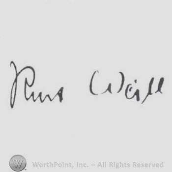 Mark with Signature: Kurt Weill. | #599466