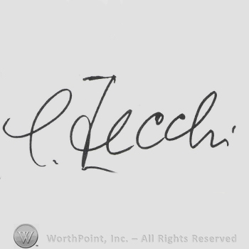 Mark with Signature: Carlo Zecchi. | #599476