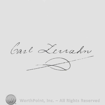 Mark with Signature: Carl Zerrahn. | #599480