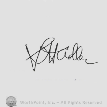 Mark with Signature: Samuel Adler. | #601183