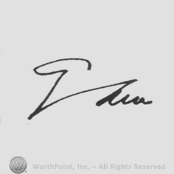 Mark with Signature: Samuel Barber. | #601202