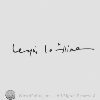 Mark with Signature: Sergiu Comissiona. | #601238