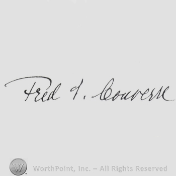 Mark with Signature: Fred Converse. | #601240