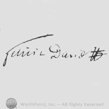 Mark with Signature: Felicien David. | #601263