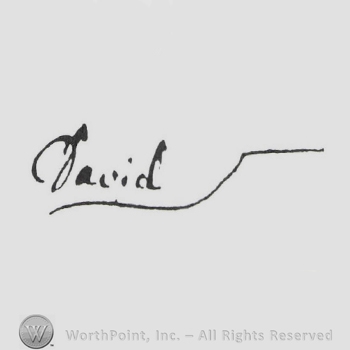 Mark with Signature: Giovanni David. | #601264