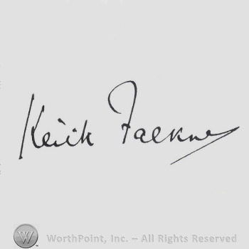 Mark with Signature: Sir Keith Falkner. | #601284