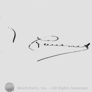 Mark with Signature: Rene Fournets. | #601301