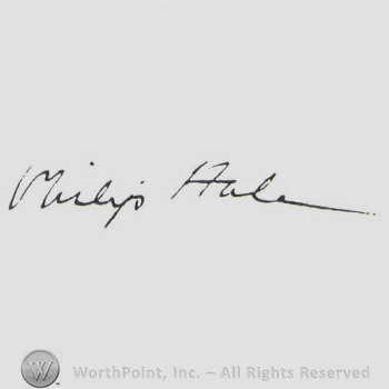 Mark with Signature: Philip Hale. | #601321