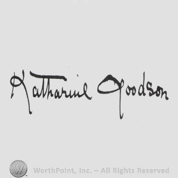 Mark with Signature: Katherine Goodson. | #601324