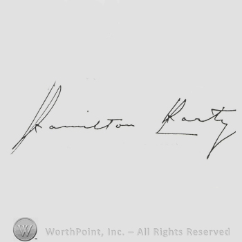 Mark with Signature: Hamilton Harty. | #601331