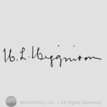 Mark with Signature: Henry Lee Higginson. | #601349