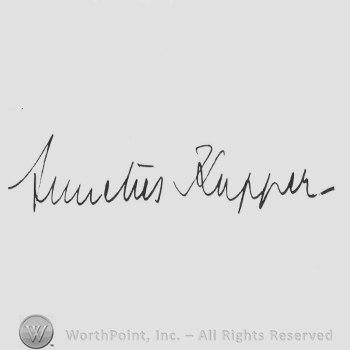 Mark with Signature: Annelies Kupper. | #601374