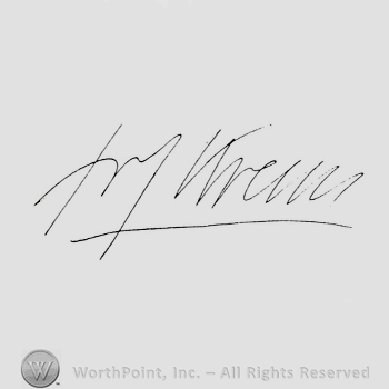 Mark with Signature: Fritz Krenn. | #601384