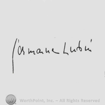 Mark with Signature: Lubin Germaine. | #601397
