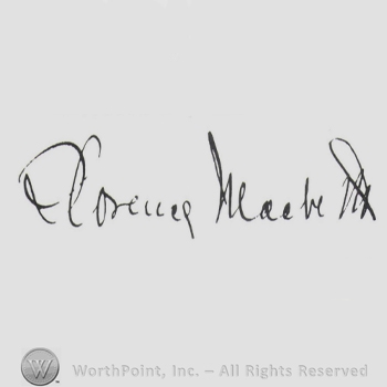 Mark with Signature: Florence Macbeth. | #601404