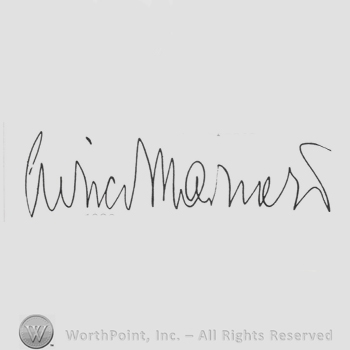 Mark with Signature: Enrico Mainardi. | #601414