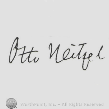Mark with Signature: Otto Neitzel. | #601433