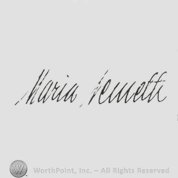 Mark with Signature: Maria Nemeth. | #601435