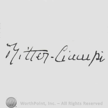 Mark with Signature: Gabrielle Ritter-Ciampi. | #601472