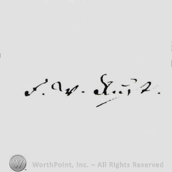 Mark with Signature: Friedrich Wilhelm Rust. | #601490