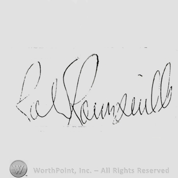 Mark with Signature: Robert Rounseville. | #601491