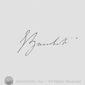 Mark with Signature: Giovanni Sgambati. | #601517