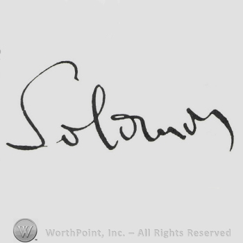 Mark with Signature: Solomon. | #601523