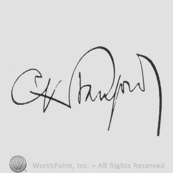 Mark with Signature: Sir Charles V Stanford. | #601532