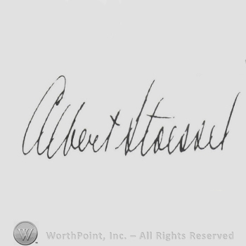 Mark with Signature: Albert Stoessel. | #601544