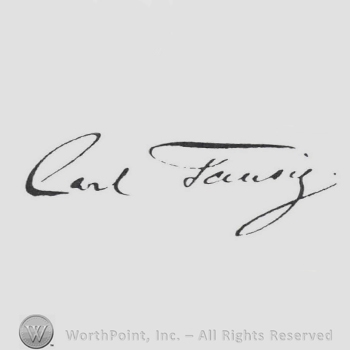 Mark with Signature: Carl Tausig. | #601549