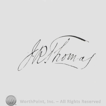 Mark with Signature: John Rogers Thomas. | #601557