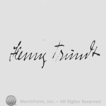 Mark with Signature: Henny Trundt. | #601567