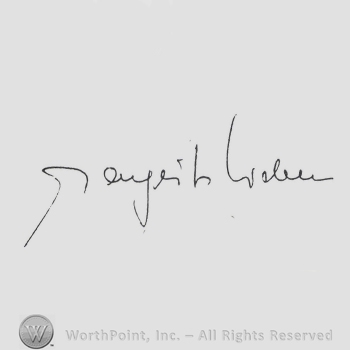 Mark with Signature: Margrit Weber. | #601574