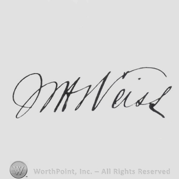 Mark with Signature: Willoughby H. Weiss. | #601577