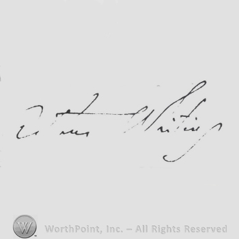 Mark with Signature: Arthur Whiting. | #601579