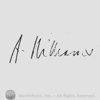 Mark with Signature: Anna Williams. | #601587