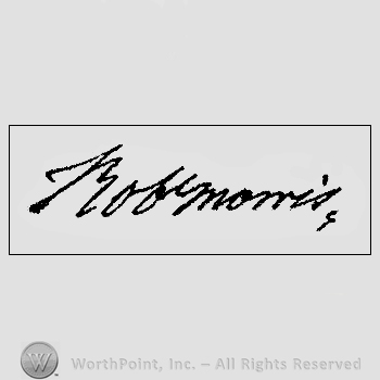 Mark with Signature: Robert Morris. | #606939