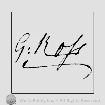 Mark with Signature: George Ross. | #606942