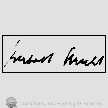Mark with Signature: Bertolt Brecht. | #606961