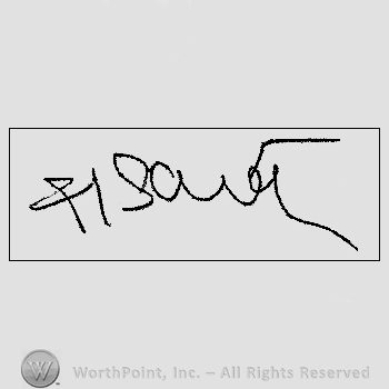 Mark with Signature: Bobby Fischer. | #606974