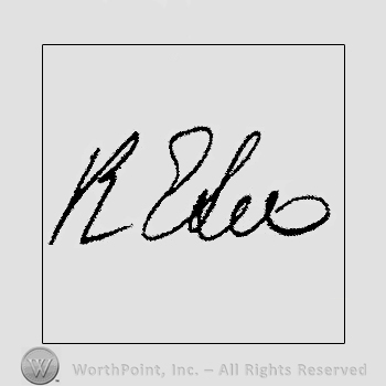 Mark with Signature: Robert Edward Lee. | #606989