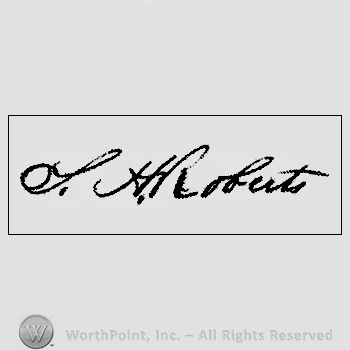 Mark with Signature: Samuel Henry Roberts. | #607006