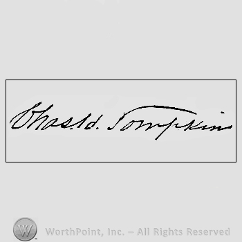 Mark with Signature: Charles H. Tompkins. | #607015