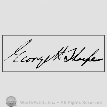 Mark with Signature: George Henry Sharpe. | #607024